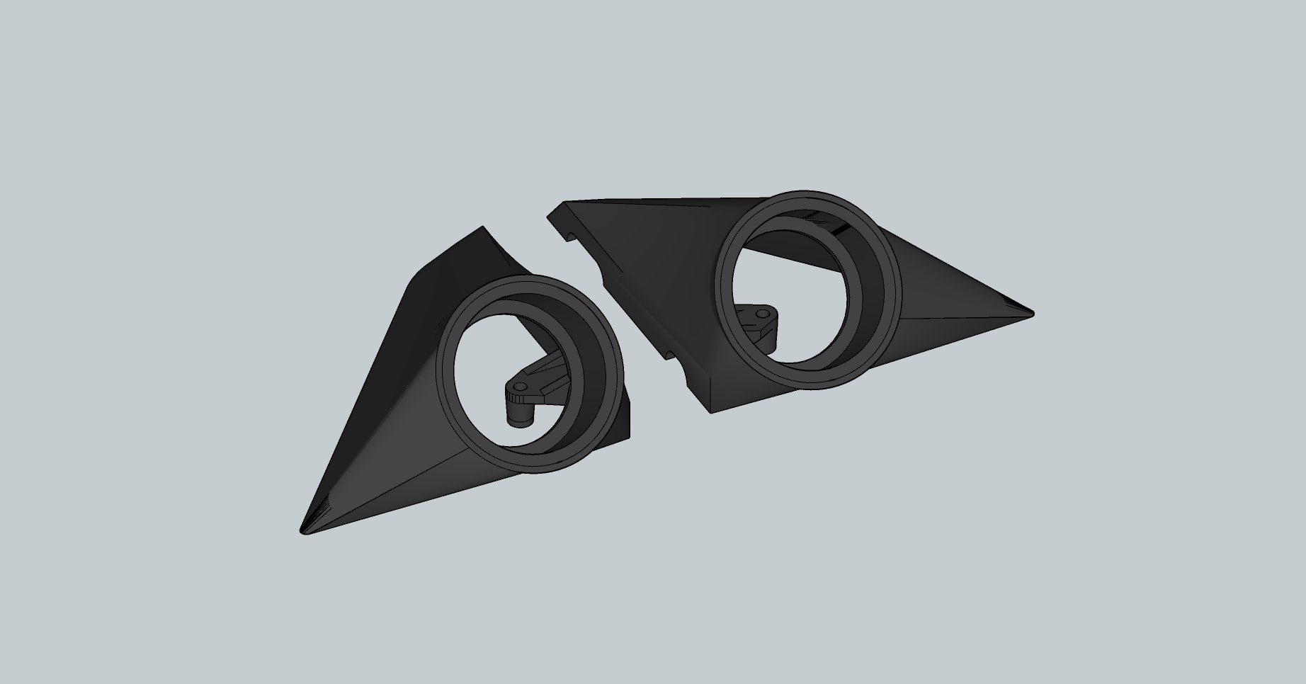 Subaru Legacy/Liberty Gen 1 (88 - 94) Front Door Tri-Angle Tweeter ...